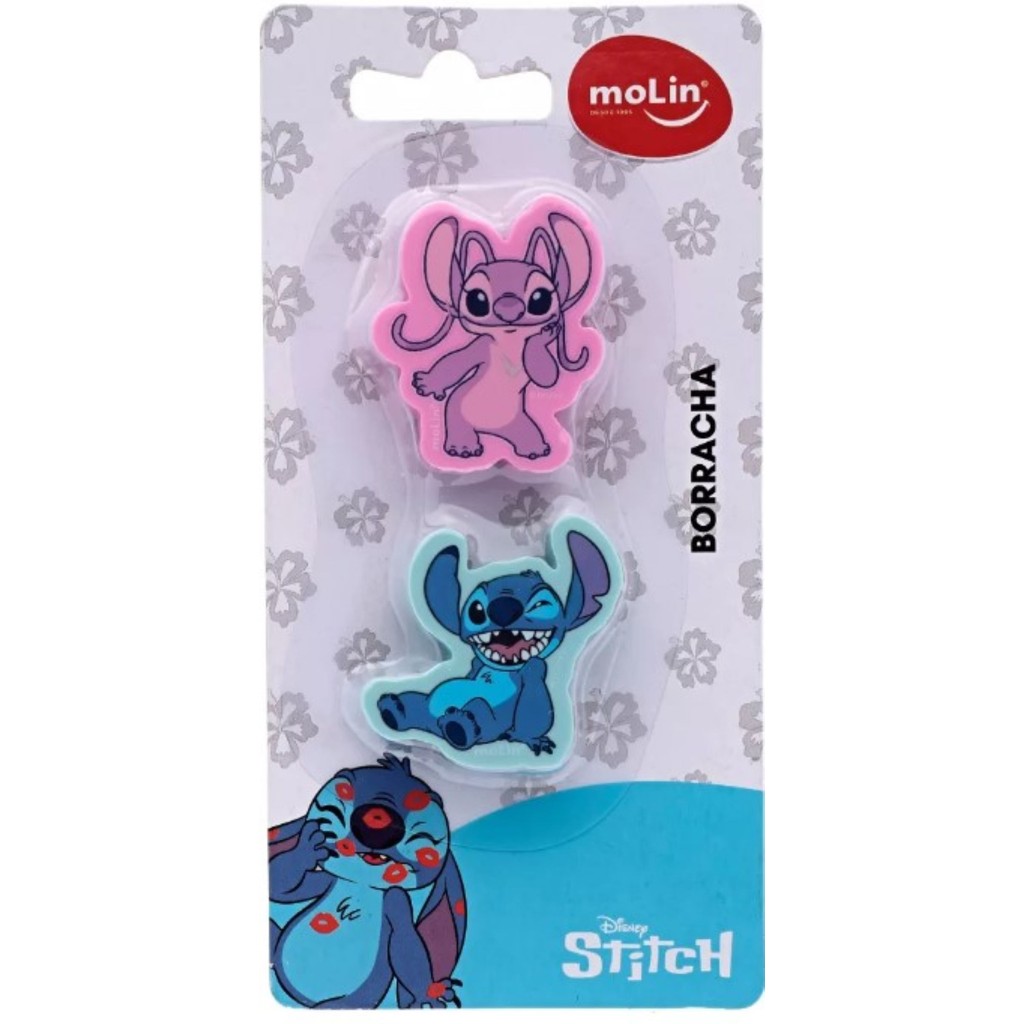 Borracha Stitch Molin Blister c/2 peças NOVA | Shopee Brasil