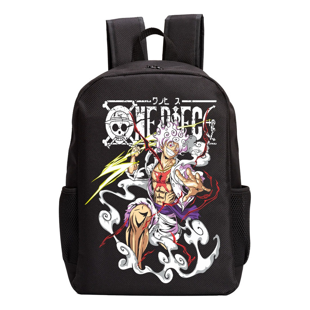 Mochila Unisex Escolar Trabalho One Piece 35 Luffy Gear 5 | Shopee Brasil