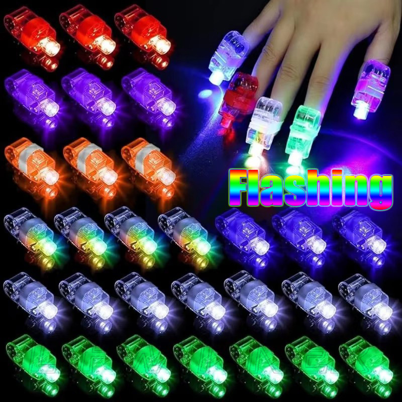 Luzes De Dedo LED-Moda , Multicolor , Piscando-Acessórios De Joias-Para ...
