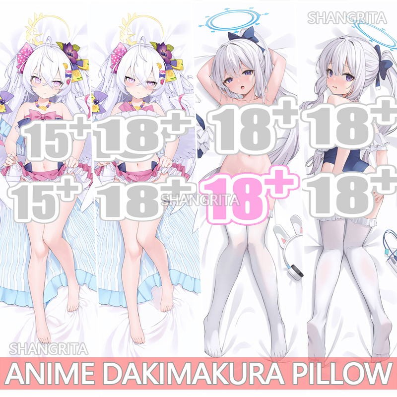 Dakimakura Fronha Azul Arquivo Shirasu Azusa E Tsukiyuki Miyako ...