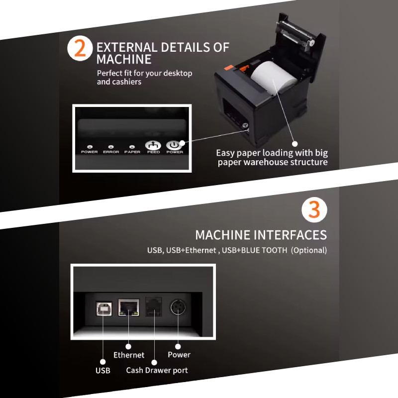 Impressora Térmica Compacta Corte Automático Multi Interface Oásis OIA ...