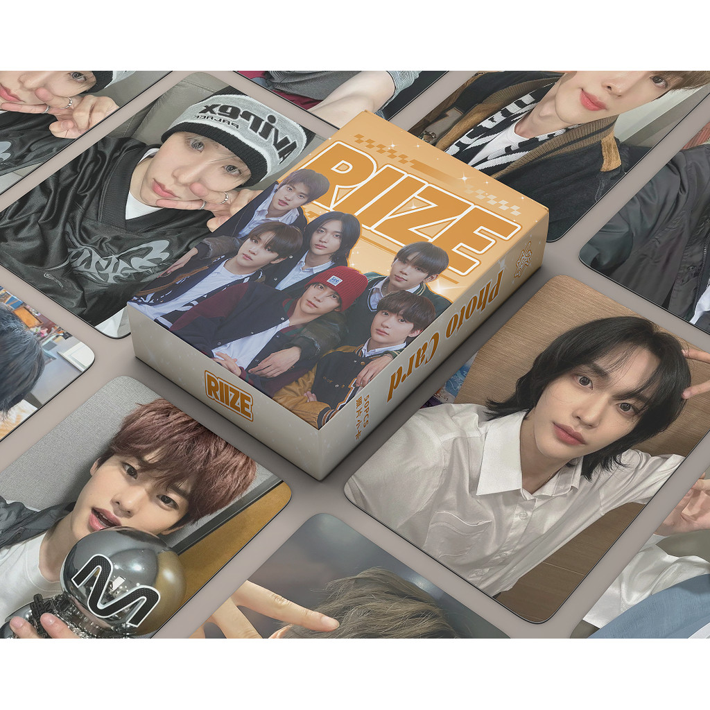 50-55pcs/box RIIZE Lomo Cards Holograma Laser Photocards SHOTARO ...