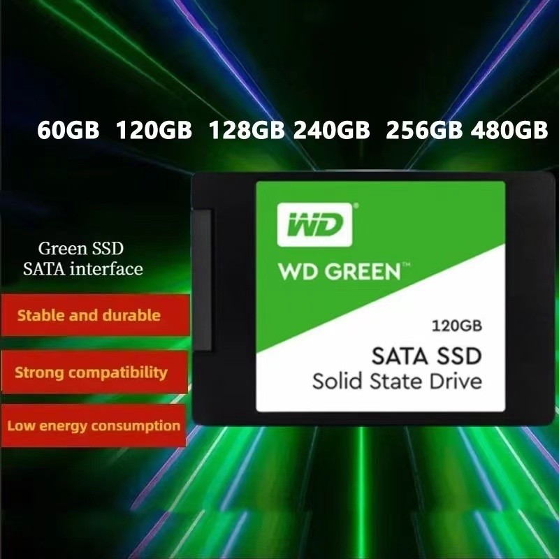 WD Green - Western Data SSD 120GB 240GB 480GB 1TB SATAIII 2,5 polegadas ...