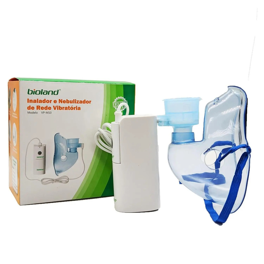 Inalador e Nebulizador de Rede Vibratória VP-M10 Bioland | Shopee Brasil