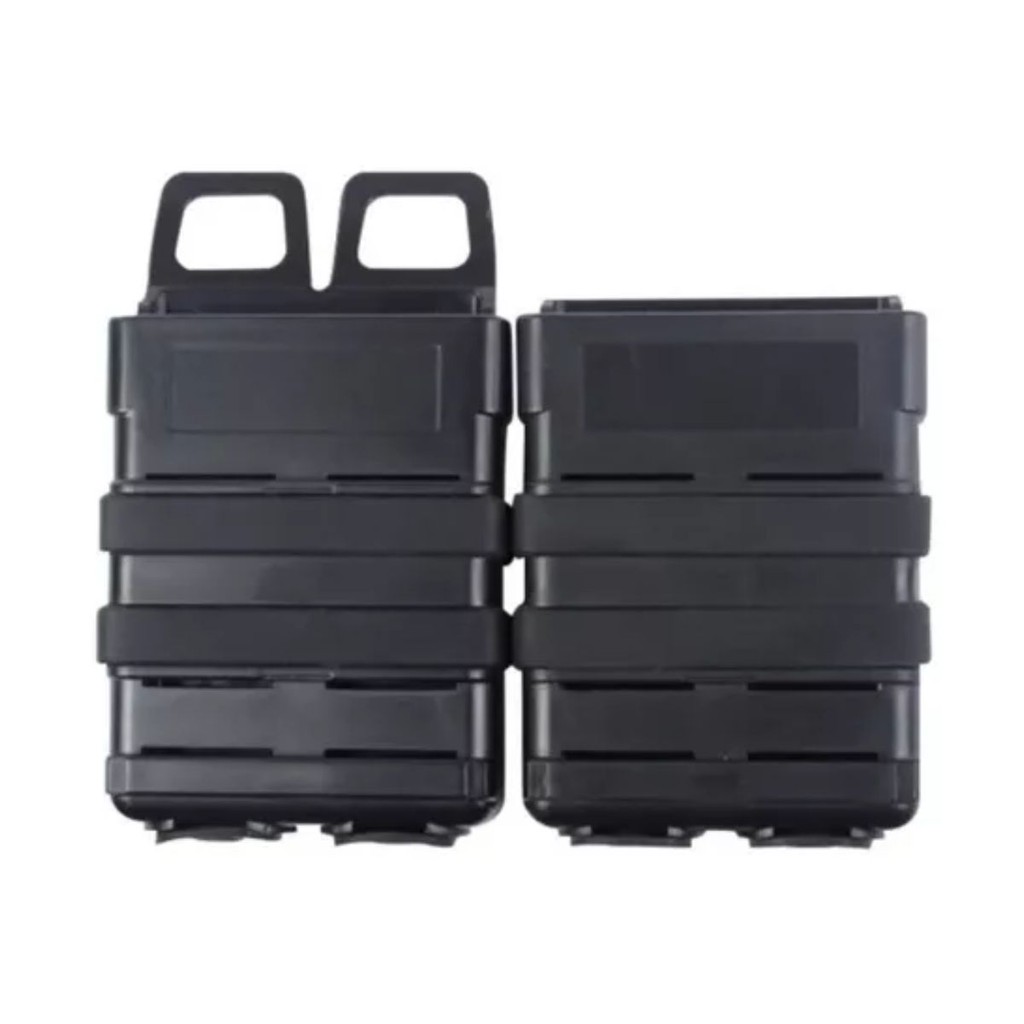 Fast Mag Duplo Porta Carregador 5.56 Rifle M4 T4 Airsoft | Shopee Brasil