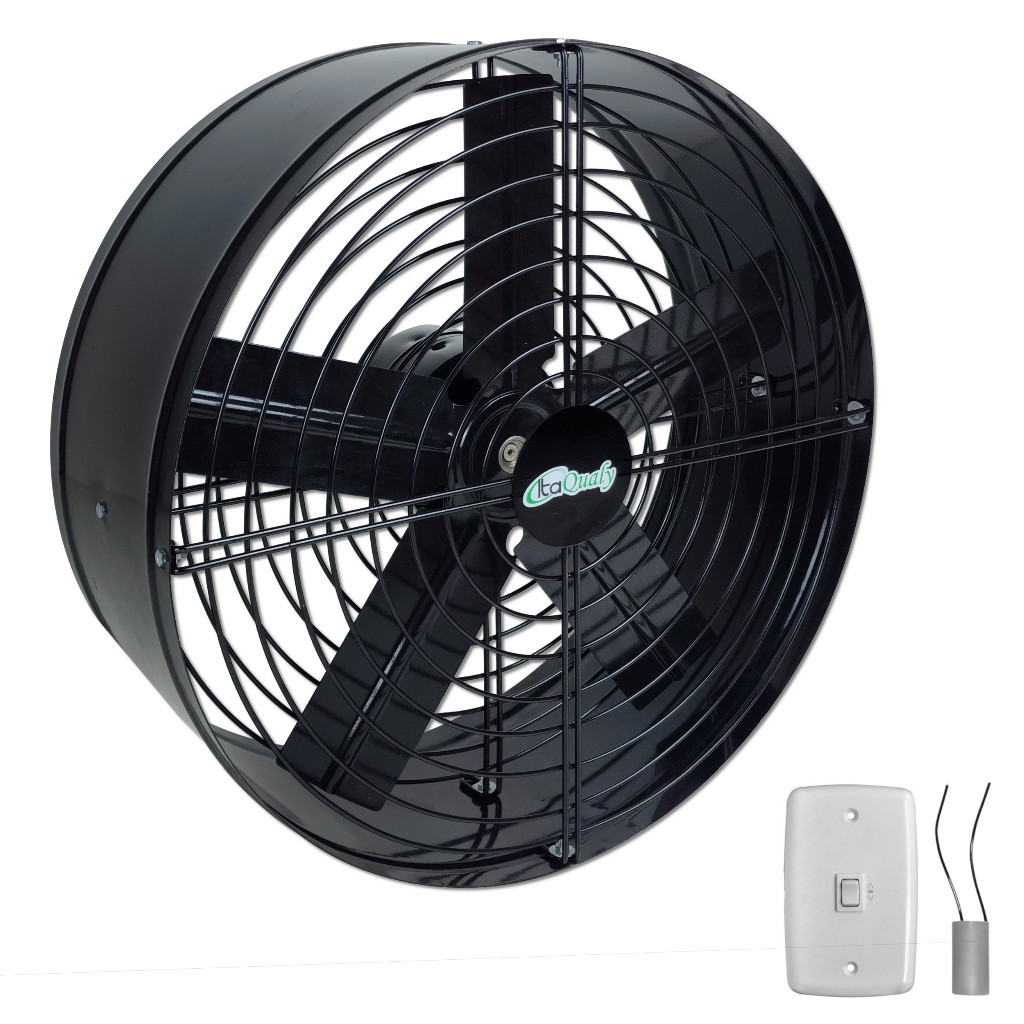 Exaustor Industrial Fan 50 Cm Black | Shopee Brasil