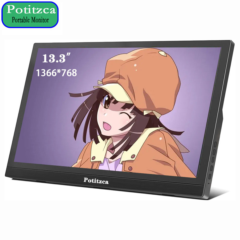 Monitor Portátil De 13.3 Polegadas , 1366x768 16 : 9 HD 60HZ , Tela ...