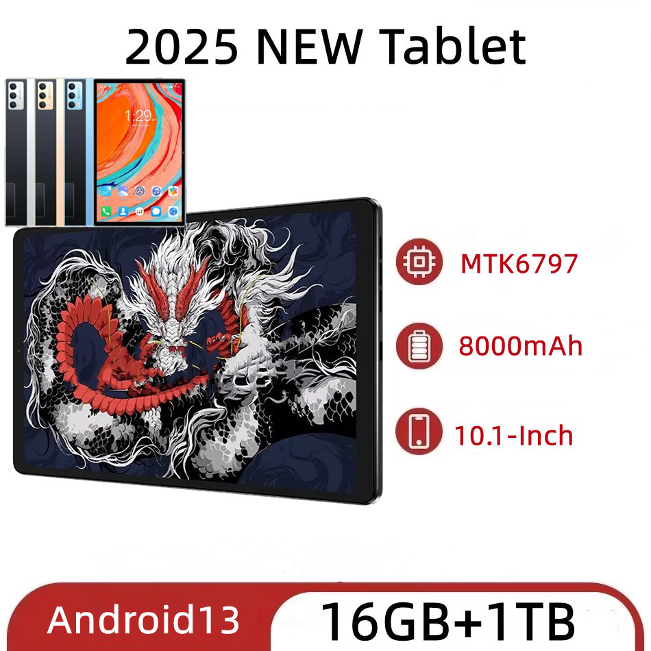 Tablet Game 2025 Label 16Gb RAM 1TB ROM Android13 com tela de 12 ...