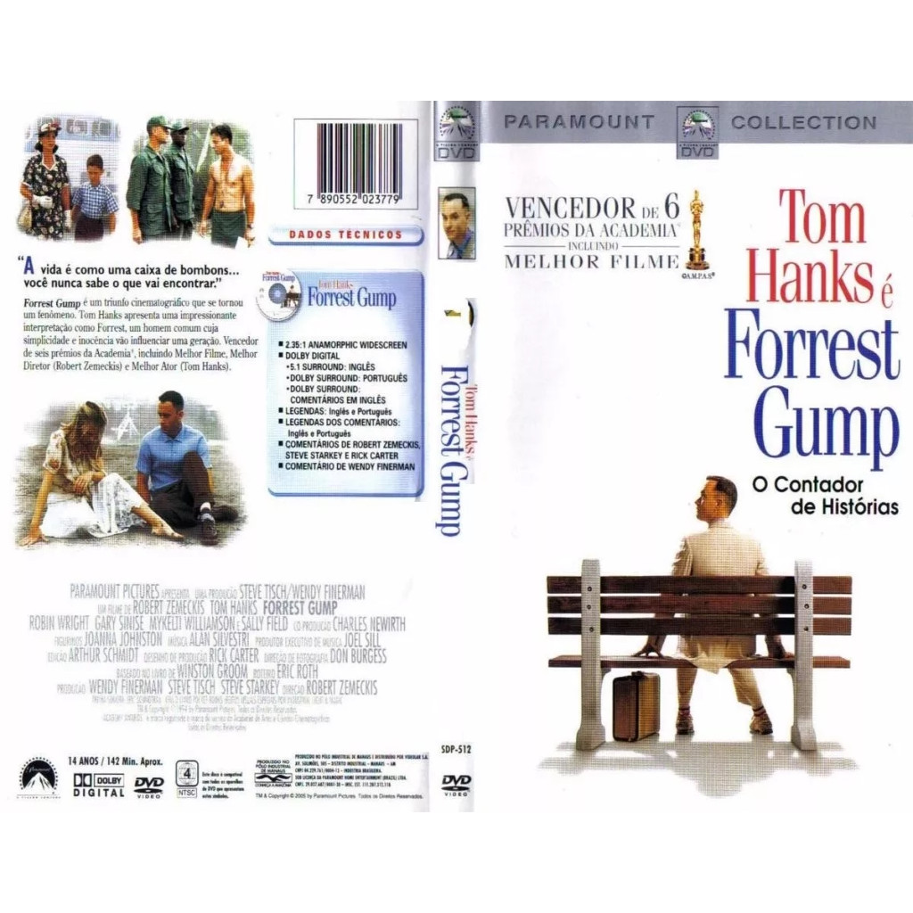 DVD: Forrest Gump - O Contador De Histórias editora | Shopee Brasil