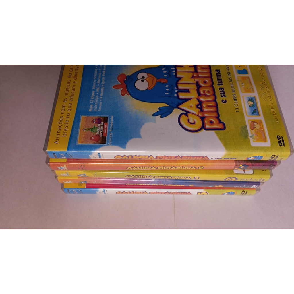 Dvd Galinha Pintadinha Coleção Completa 5 Dvd | Shopee Brasil