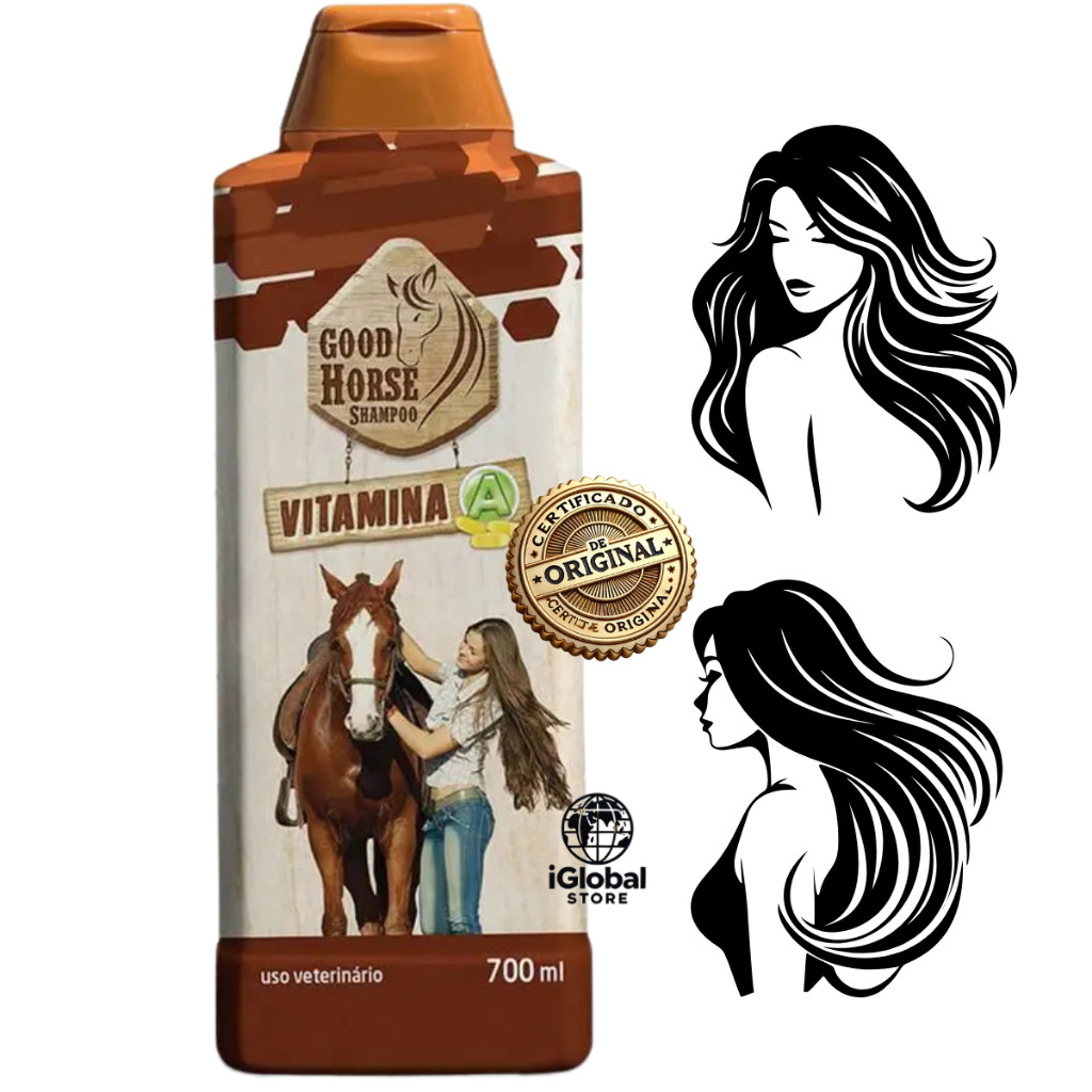 Pró Canine Shampoo Good Horse Para Cavalo Vitamina A 700Ml Shampoo ...