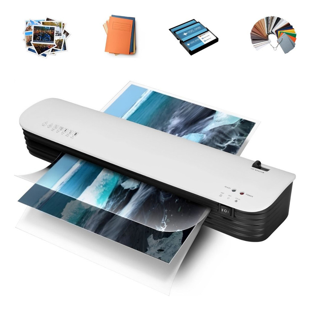 Plastificadora Laminadora 5 em 1 Poliseladora A3 A4 A5 A6 com Corte ...