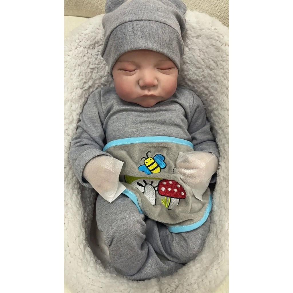 Boneca Reborn Levi de 20 Polegadas com Corpo de Vinil Realista, Boneca ...