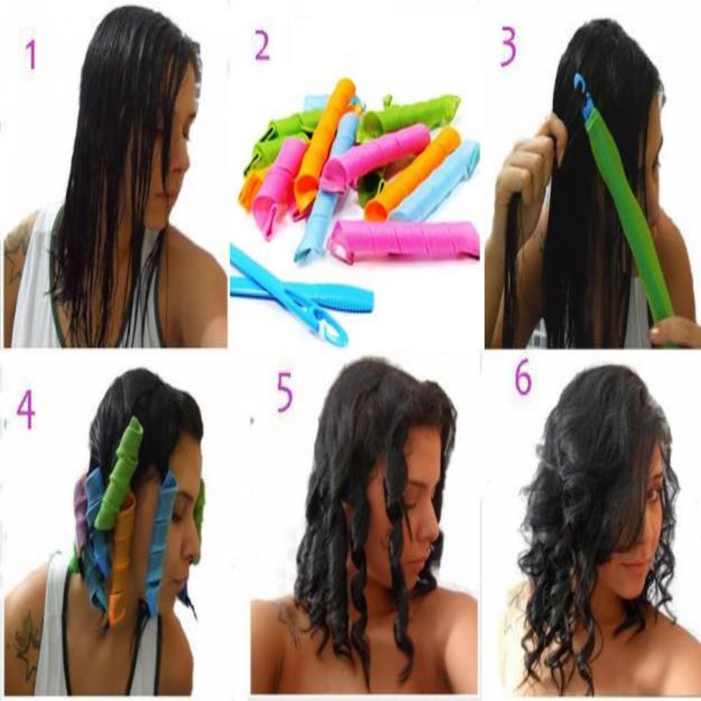 BOBS MAGICO CACHEADOR DE CABELO KIT MODELADOR ROLINHOS ENROLADOR CURL ...