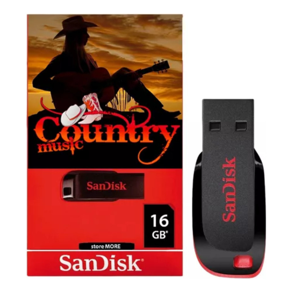 Pendrive Músicas Gravadas Country | Shopee Brasil
