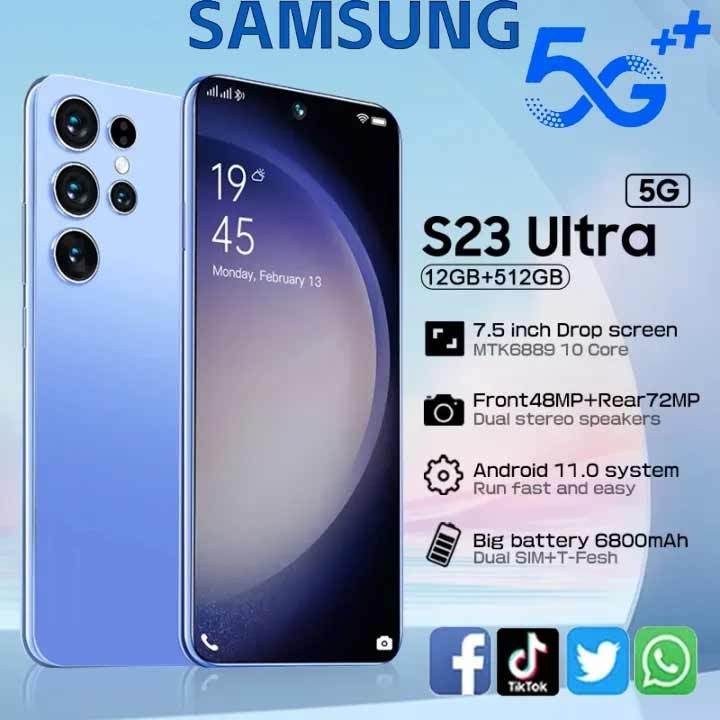 smartphone Samsung S23 Ultra Android 5G 12 Gb + 512 7.5 Polegadas 6800 mAh Para Jogos | Shopee ...