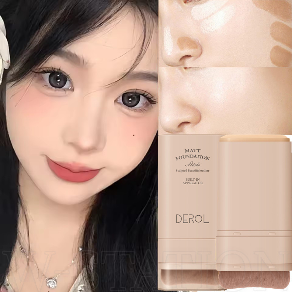 DEROL Eraser Foundation Make-Up Stick Corretivo Leve Hidratante 5 Cores ...