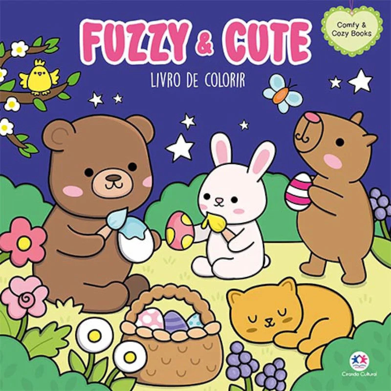 Livro de Colorir Fuzzy & Cute - 48 Págs - Perfil BOBBIE GOODS | Shopee ...