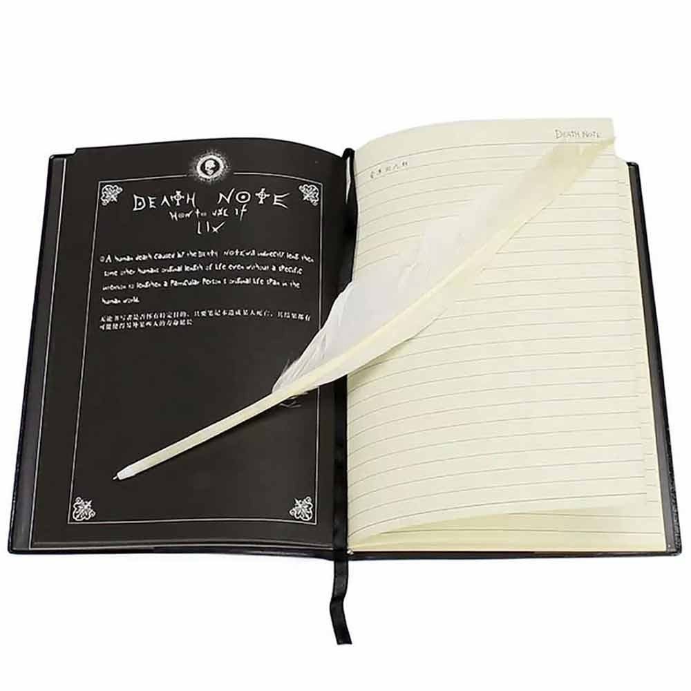 Caderno de Cosplay Death Note/Caneta de Pena/Colar/Marcador Tema Anime ...