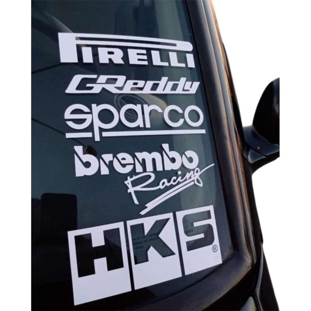 Adesivo Parabrisa Para Carro Rebaixado Turbo | Shopee Brasil