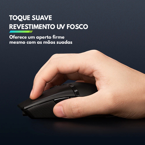 Mouse Gamer Sem Fio Delux M800 Pro Sensor Paw3395- Preto | Shopee Brasil