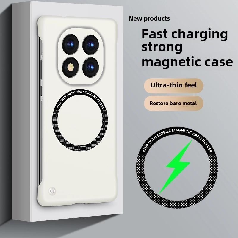 Para Xiaomi Redmi Nota 14 Pro Plus 5G POCO X7 Ultra Fino Fosco Sem Moldura De Carregamento Fio ...