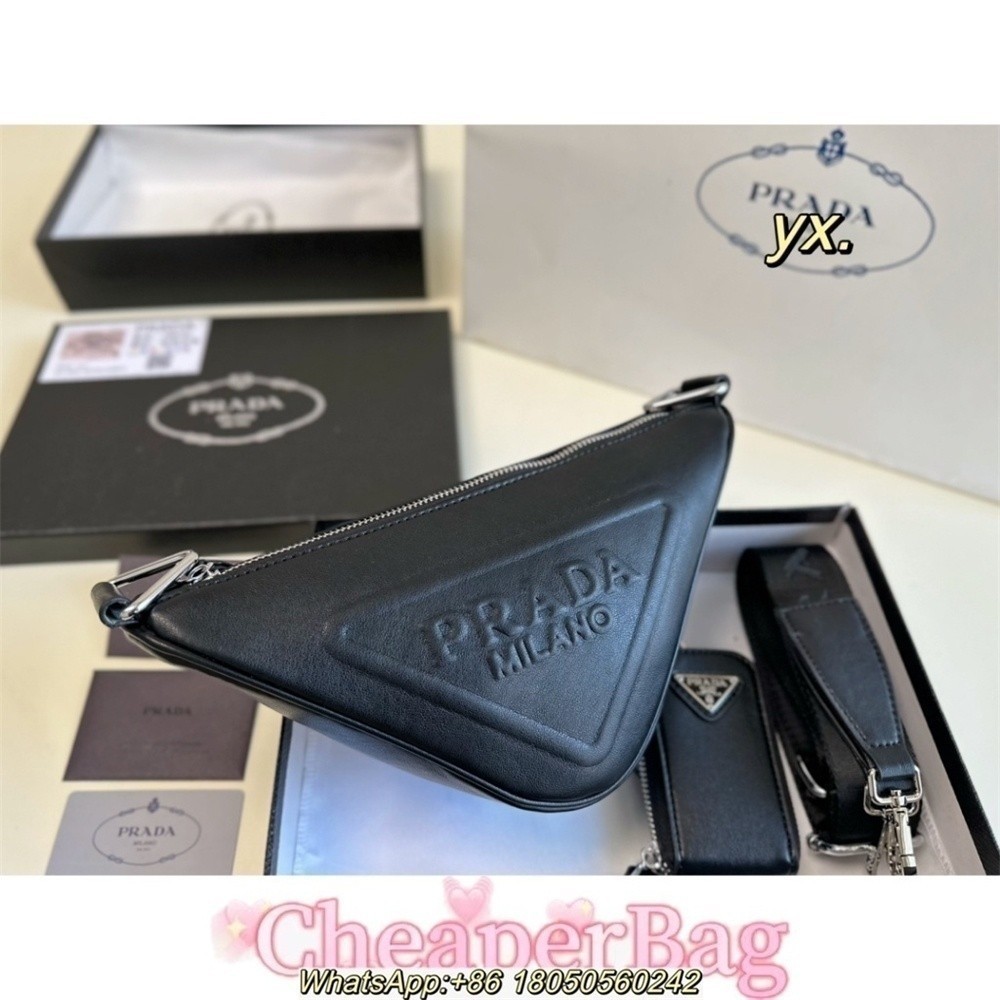 Versão Masculina Ba Hih Trianle 3R1 Crossbody Ombro Fashion pnew (Com ...