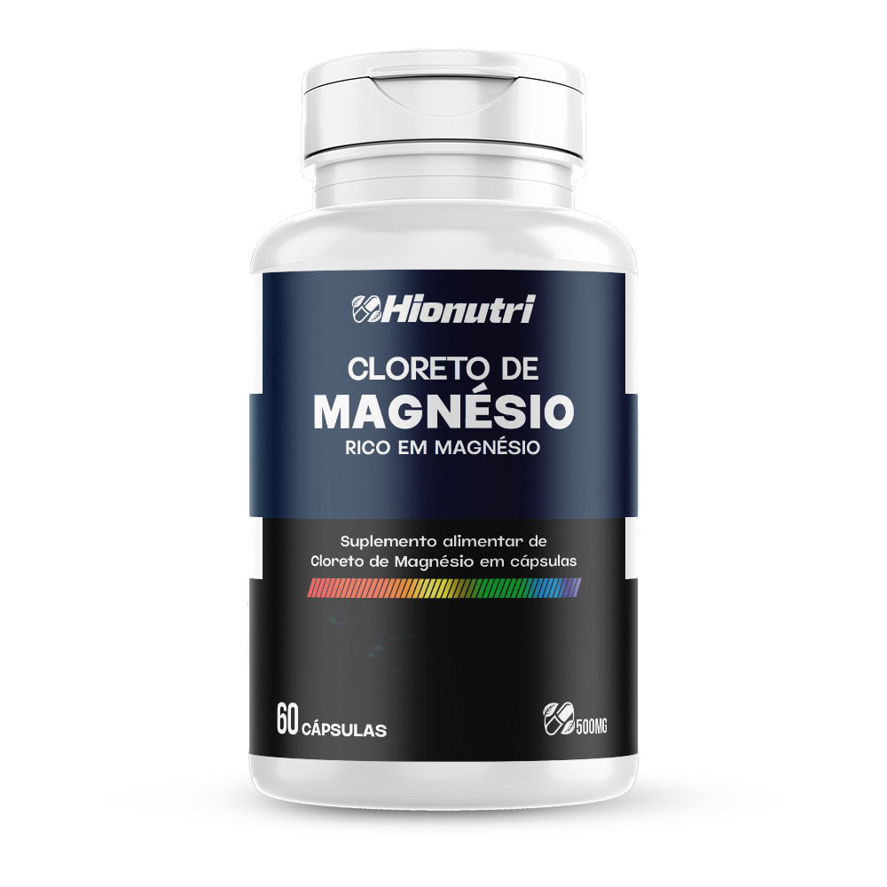 Cloreto de Magnésio Hionutri – 60 Cápsulas para Ossos, Músculos e Bem-Estar | Shopee Brasil