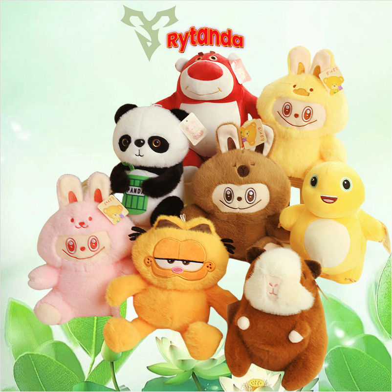 Rytanda Garfield Morango Urso Brinquedo De Pelúcia Capivara Boneca ...