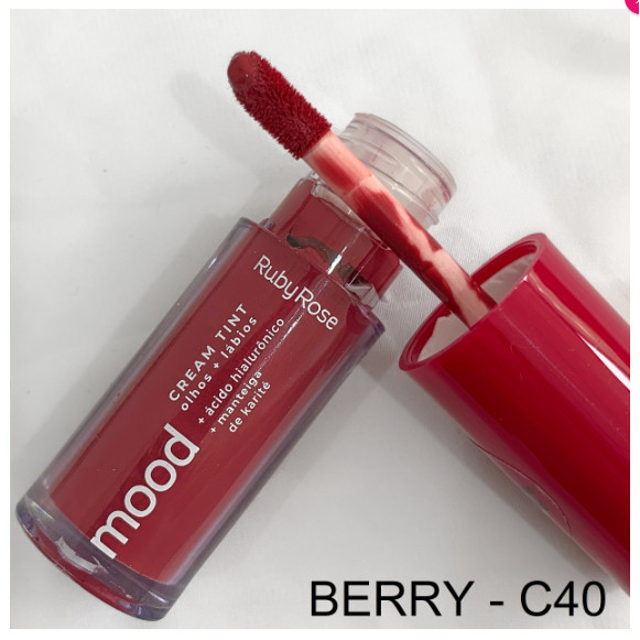 CREAM TINT OLHOS+BOCA FEELS MOOD HB575-3 C40 / RUBY ROSE | Shopee Brasil