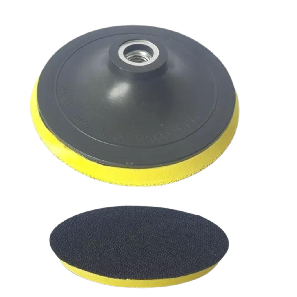 Suporte Disc Lixa Prato Lixadeira Politriz 5pol 125mm Velcro | Shopee ...