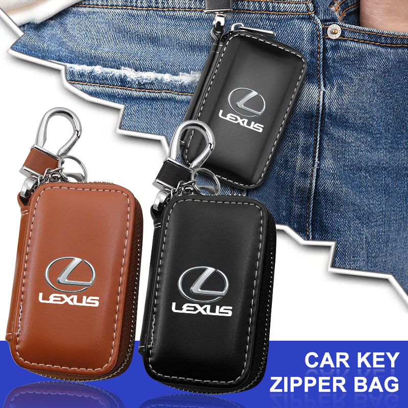 Carteira De Couro Para Chave De Carro , Bolsa Multifuncional Lexus ...