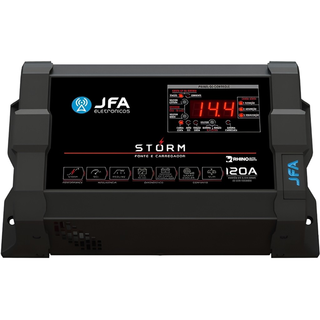 Fonte Automotiva 120a Amperes Jfa Carregador Cor Preto | Shopee Brasil