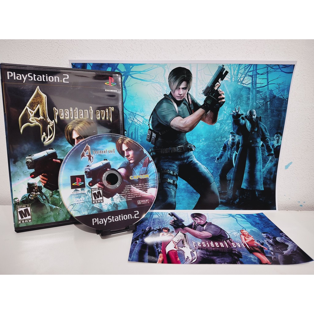 Resident Evil 4 Dublado PT-BR com Poster / PS2 | Shopee Brasil