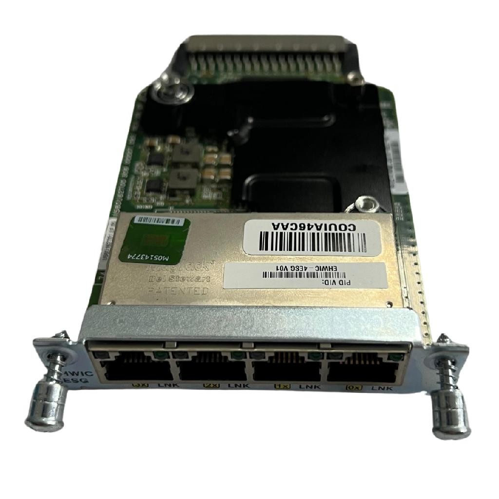 Placa de interface roteador Cisco EHWIC-4ESG 4 portas | Shopee Brasil