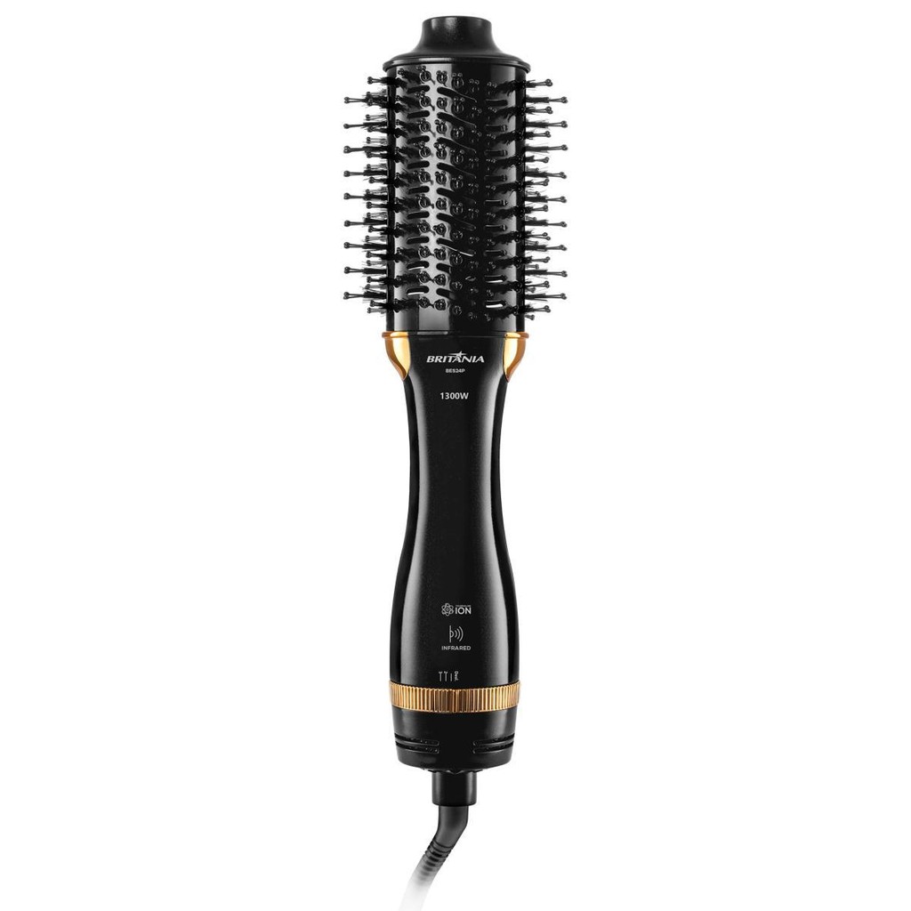 Escova Secadora Britânia 1300W Bivolt BES24P | Shopee Brasil