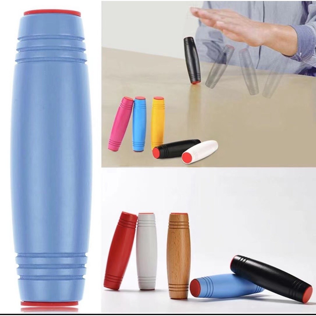 Fidget Mokuru Bastão roller anti stress madeira | Shopee Brasil