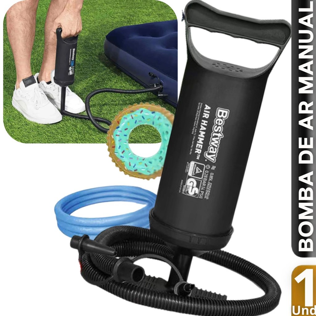 Bomba De Ar Manual Bestway 30cm – Praticidade Para Inflar Colchões ...