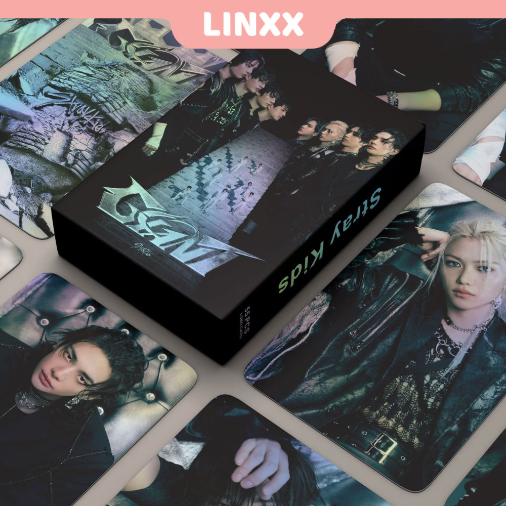 LINXX 55 Pcs Stray Kids Gigante Álbum Lomo Cartão Kpop Cartões Postais ...