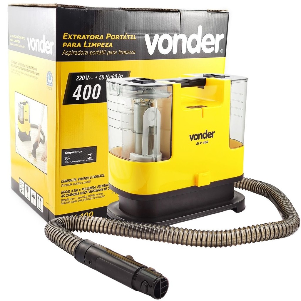 Extratora Portátil Para limpeza ELV 400 - Vonder | Shopee Brasil