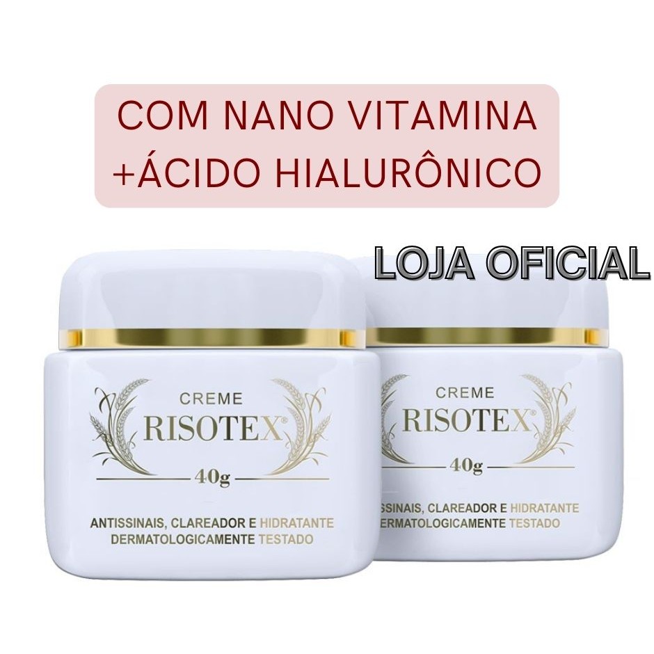 Creme Risotex 40g Original - Kit Com 2 Unidades | Shopee Brasil