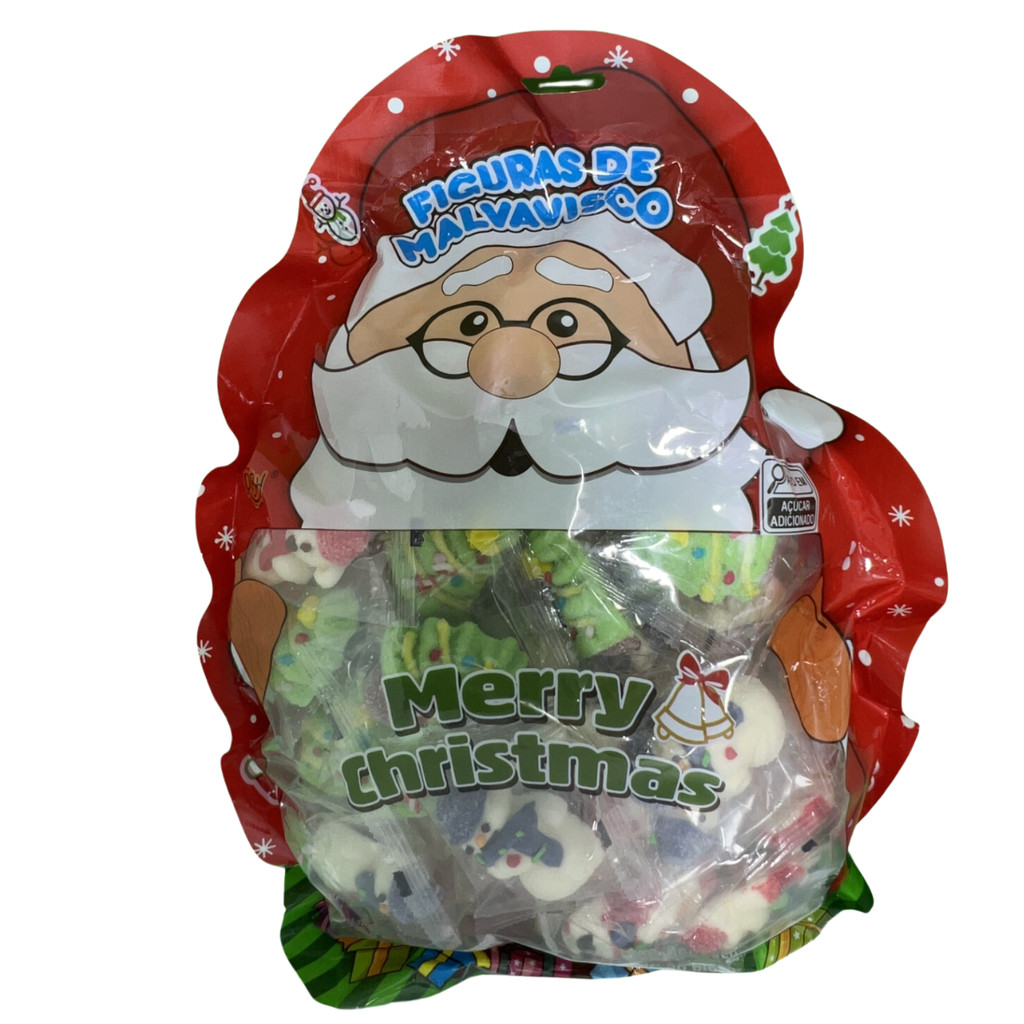 Marshmallow Natal PACOTE COM 50 UN EMBALADOS INDIVIDUALMENTE | Shopee ...