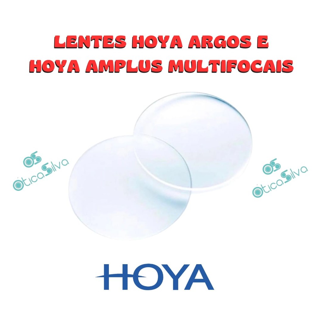 Par Lentes Multifocal Hoya Amplus e Hoya Argos Campo de Visão Maior ...