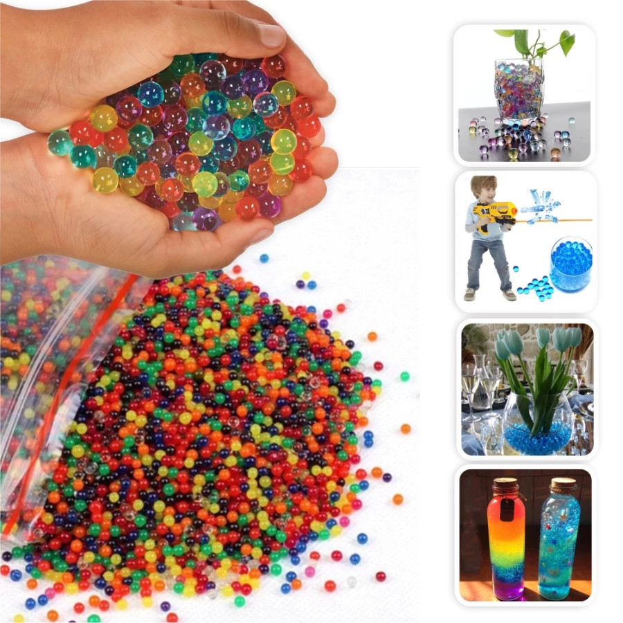 Kit com 20 Mil Bolinhas De Gel Orbeez BBs Orbeez para arminha lançador ...