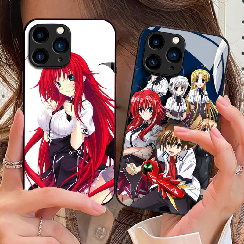 High School DxD Rias gremory Vidro Temperado Caso De Telefone Para ...