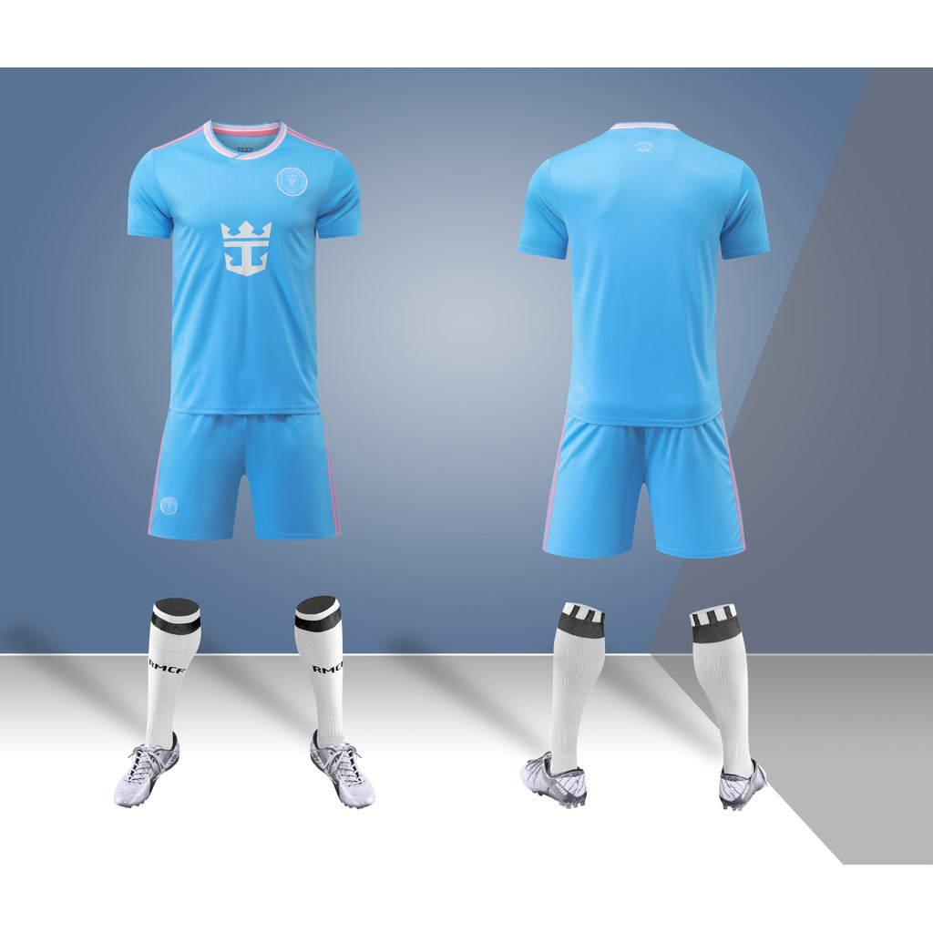 Camisa Messi Miami International, uniforme rosa da equipe, conjunto de ...