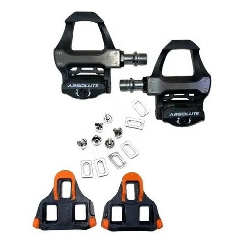 Pedal Absolute Wild R Clip Bike Speed Road Estrada C/ Tacos | Shopee Brasil