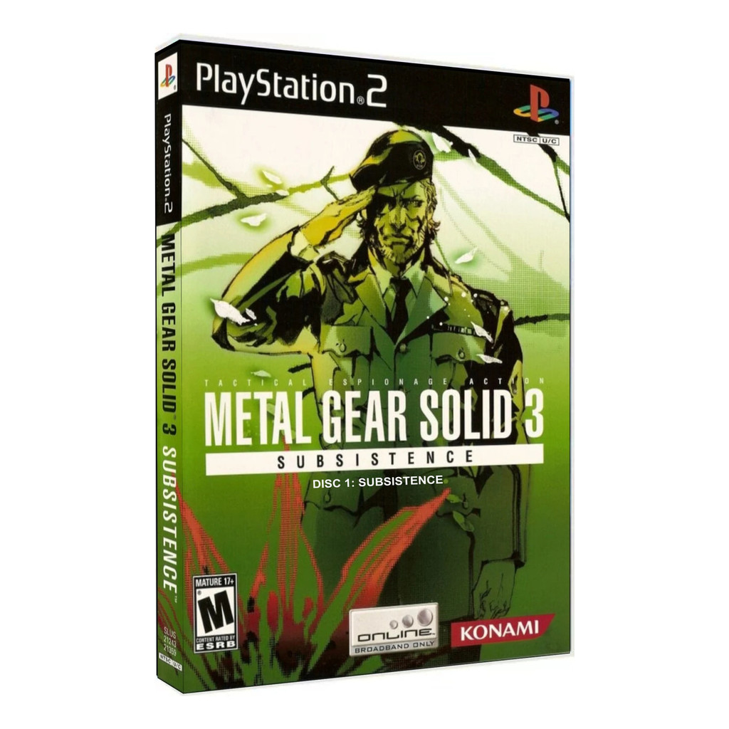 Metal Gear Solid 3 Subsistence Disc 01 Ps2 - Leia Descrição | Shopee Brasil
