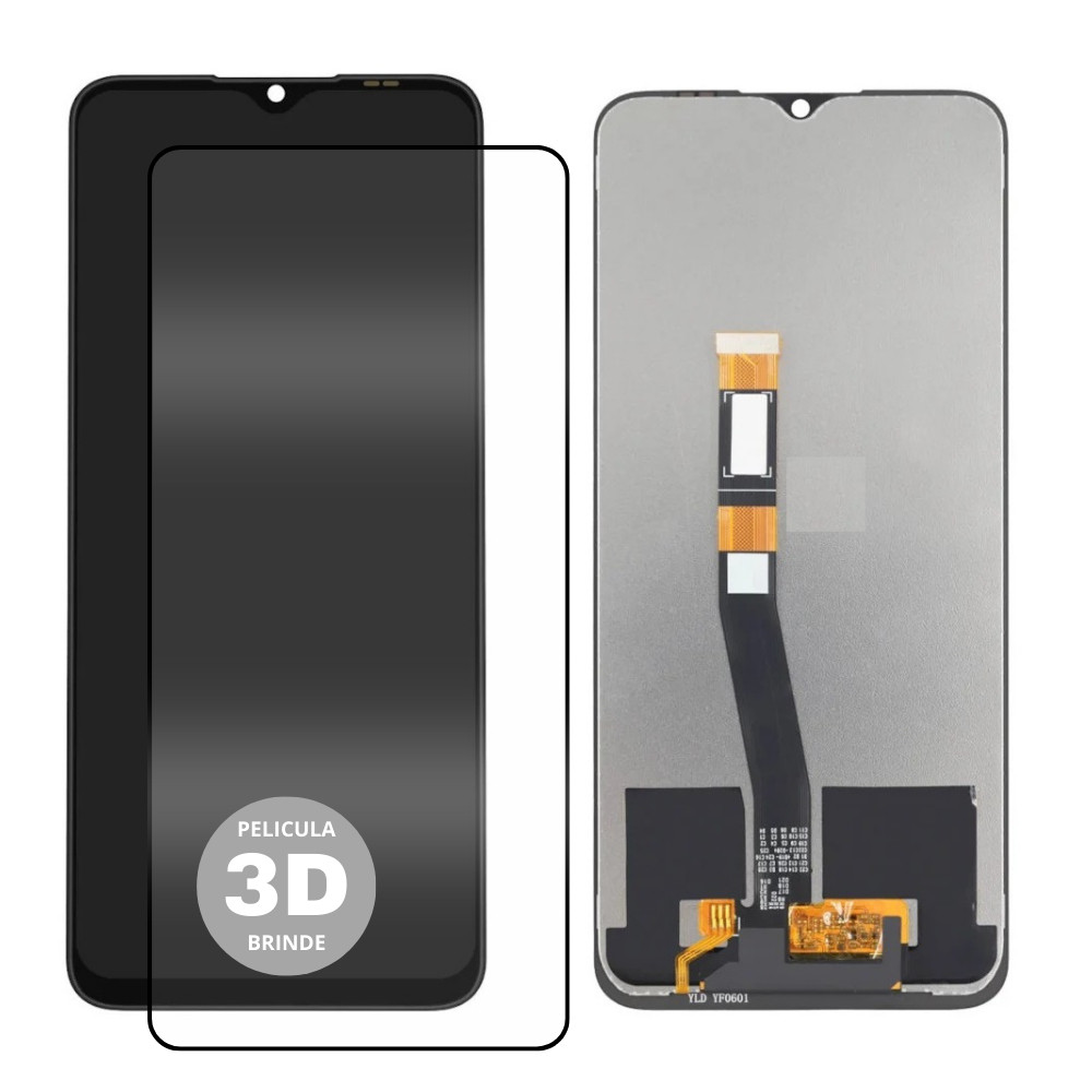 Tela Frontal Display Lcd Touch Para Moto G50 5g Xt2149 Preto Sem Aro Película 3D Brinde | Shopee ...