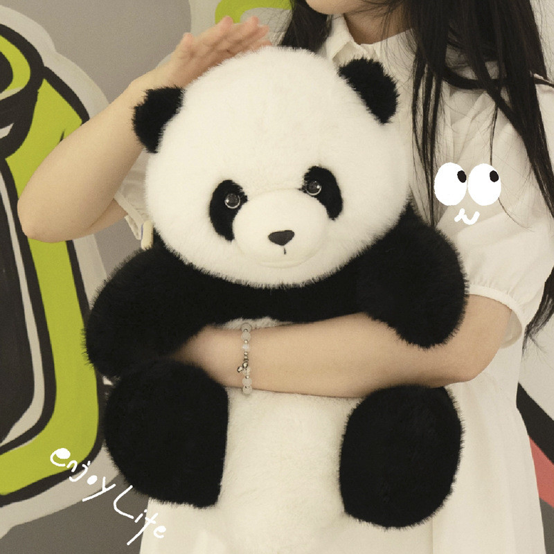 JOOKI Simulado Panda Gigante Huahua Brinquedos De Pelúcia Boneca Fofa ...